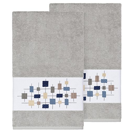 Click here for Linum Home Textiles Khloe 2-pc. Embellished Geomet... prices