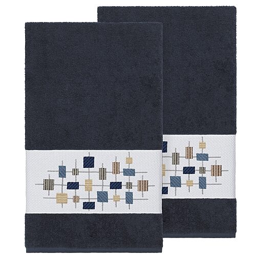 Click here for Linum Home Textiles Khloe 2-pc. Embellished Geomet... prices