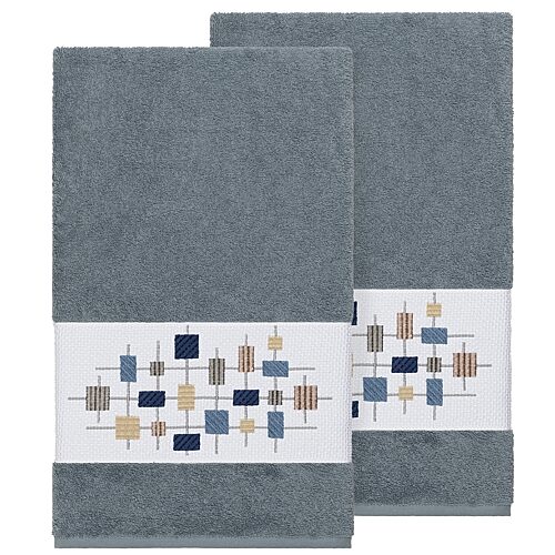 Click here for Linum Home Textiles Khloe 2-pc. Embellished Geomet... prices