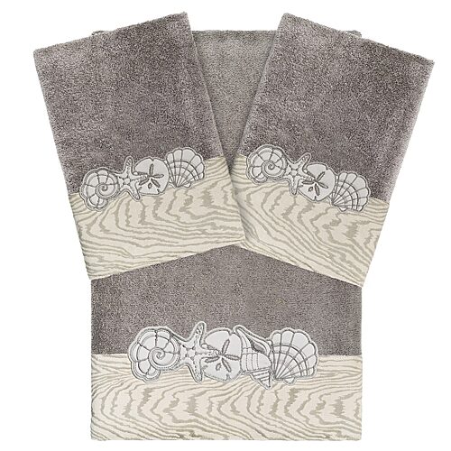 Click here for Linum Home Textiles Shell Row 3-pc. Bath Towel Set... prices