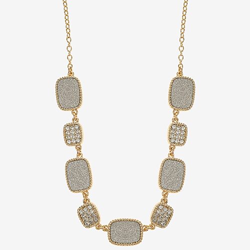 Click here for Monet Jewelry Gold Tone Womens 18 Inch Collar Neck... prices