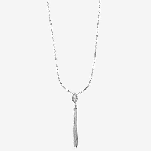 Click here for Liz Claiborne Tassel Womens Oval 34 Inch Pendant N... prices