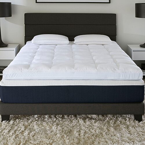 Click here for Comfort Tech 3 Foam and Fiber Mattress Topper  One... prices