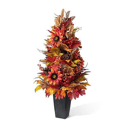 Click here for Glitzhome 36H Fall Sunflower  Pinecone And Berry P... prices