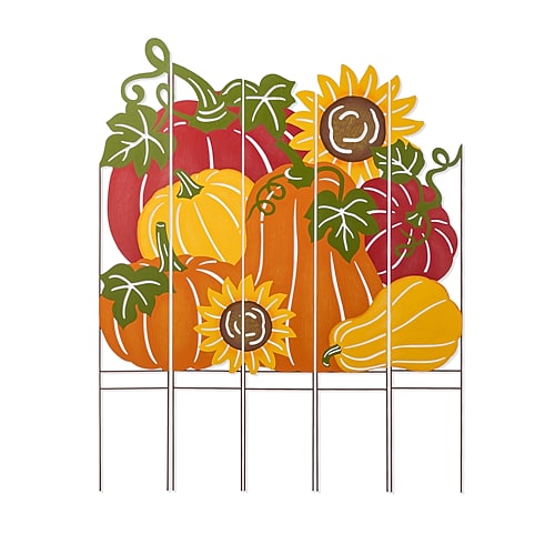 Click here for Glitzhome 42H Fall Metal Pumpkin Patch Combo Thank... prices