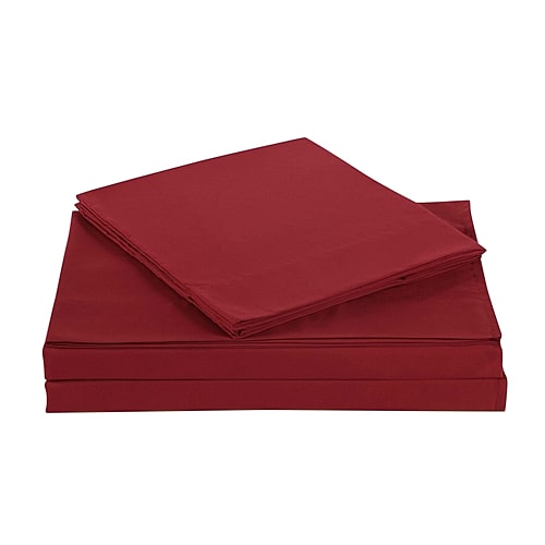 Click here for My World Solid Color Sheet Set  One Size  Red prices