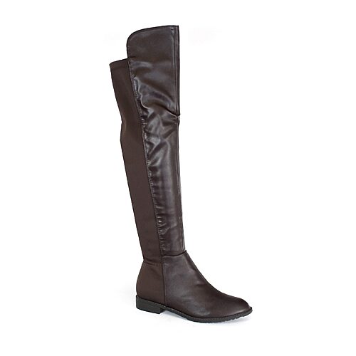 Click here for Yoki Womens Erin-12 Stacked Heel Over the Knee Boo... prices