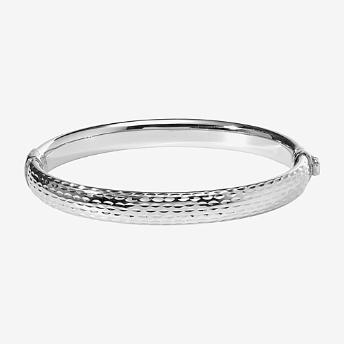 Click here for Womens Sterling Silver Bangle Bracelet  One Size prices