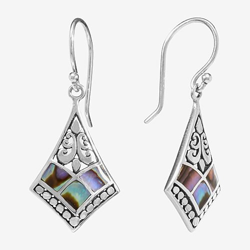 Click here for Womens Genuine Multi Color Abalone Sterling Silver... prices