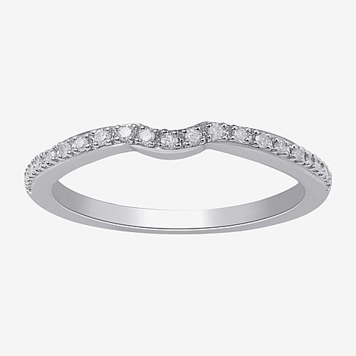 Click here for Surrounded by Love Womens 2MM Diamond Accent Natur... prices