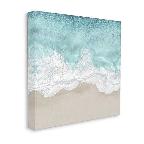 Click here for Stupell Industries Sea Foam Sandy Beach Canvas Art... prices