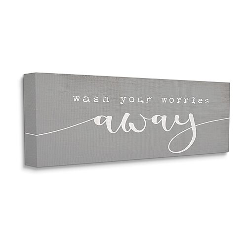 Click here for Stupell Industries Wash Your Worries Away Canvas A... prices