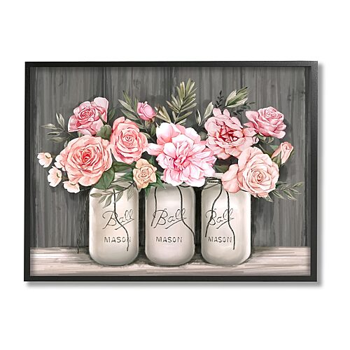 Click here for Stupell Industries Blossoming Pink Rose Bouquets F... prices