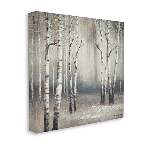 Click here for Stupell Industries Misty Birch Tree Forest Canvas... prices