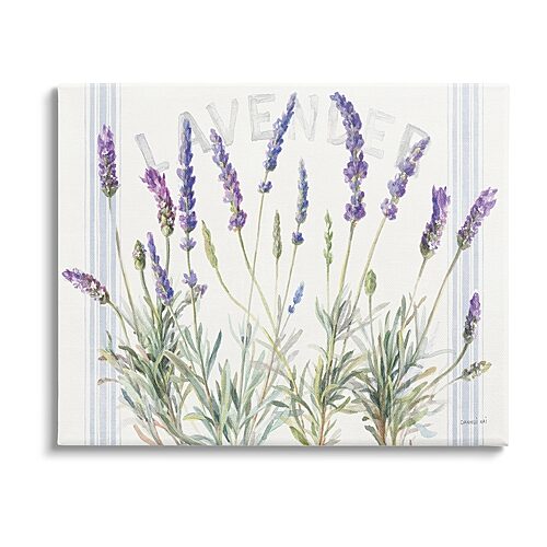 Click here for Stupell Industries Lavender Floral Bistro Stripes... prices