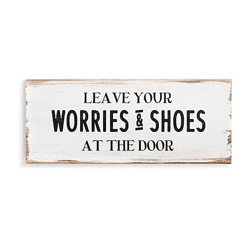 Click here for Stupell Industries Leave Worries And Shoes At Door... prices