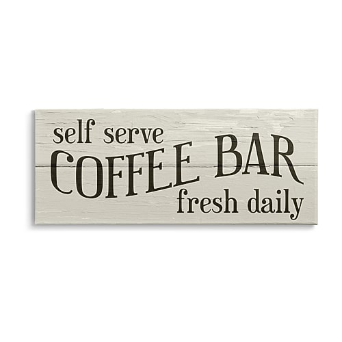 Click here for Stupell Industries Self Serve Coffee Bar Canvas Ar... prices