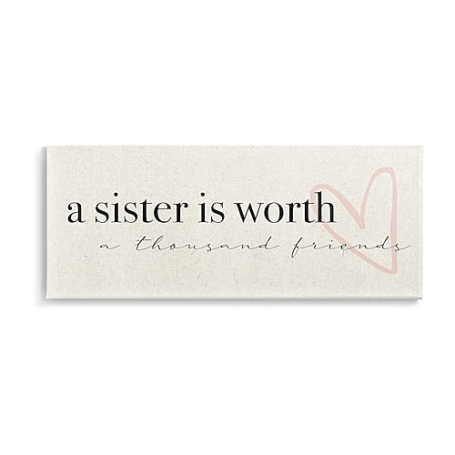 Click here for Stupell Industries A Sister Is Worth Thousand Frie... prices