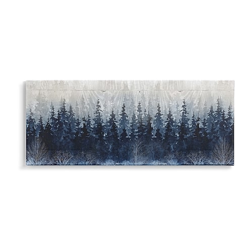 Click here for Stupell Industries Rustic Blue Forest Tree Line Ca... prices