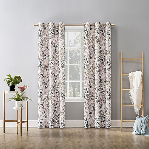 Click here for Amelie Leaf Print Grommet Panel prices