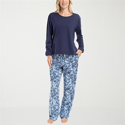 Click here for Muk Luks Womens Sweater Weather Pajama Set - Blu-b... prices