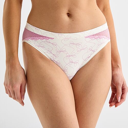 Click here for Ambrielle Supersoft High Cut Panty  Large  Pink prices