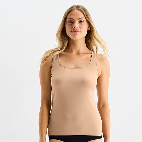 Click here for Ambrielle Seamless Shapewear Camisole  Large  Beig... prices