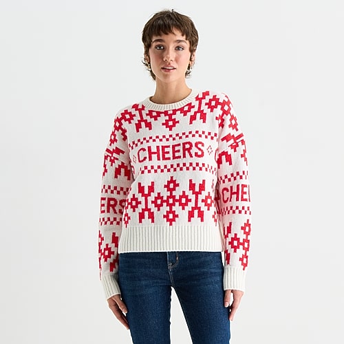 Click here for Arizona Juniors Womens Crew Neck Long Sleeve Pullo... prices