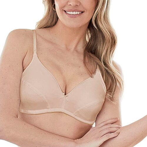 Click here for Bestform Cotton Wireless Bra - 5006255  C  White prices