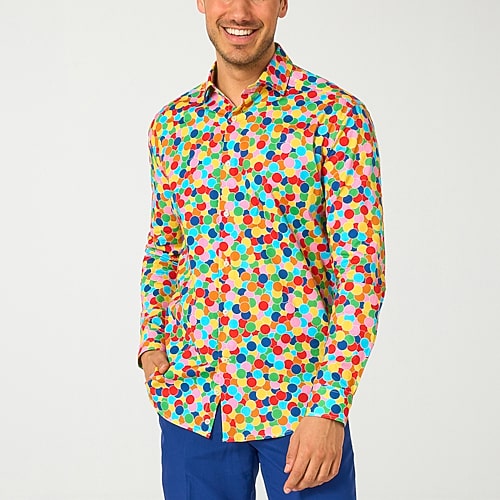Click here for OppoSuits Mens Confetteroni Shirt - Perfect For Pa... prices