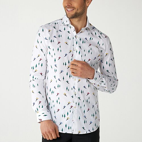 Click here for OppoSuits Mens Christmas Shirt - Winter Sports Ico... prices