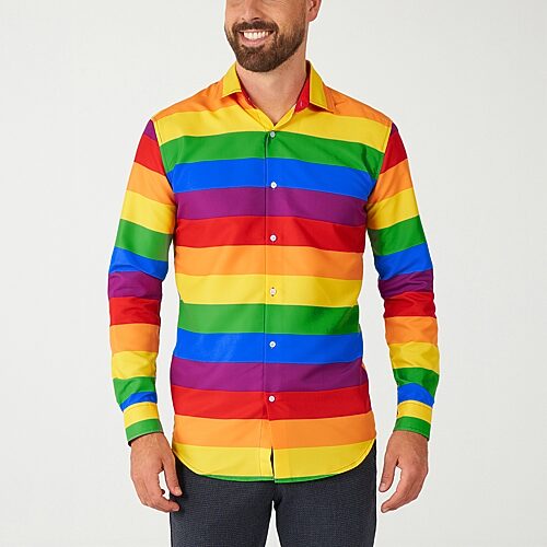 Click here for Suitmeister Mens Party Shirts - Multicolor - rainb... prices
