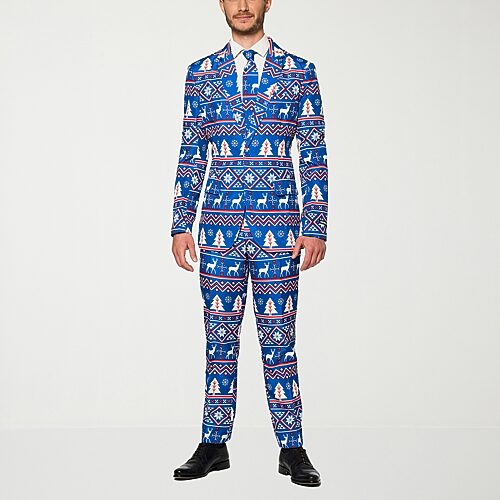 Click here for Suitmeister Christmas Mens 3-pc. Suit Set  X-large... prices