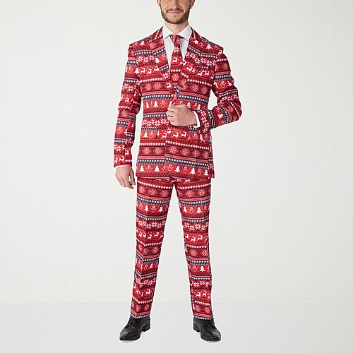 Click here for Suitmeister Mens Christmas Suit - Ugly Holiday Fes... prices
