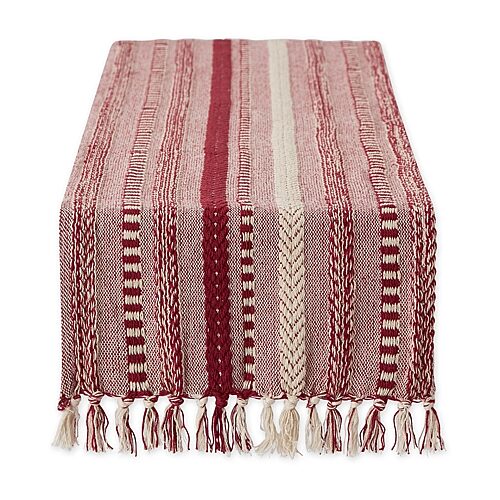 Click here for Design Imports Braided Stripe Table Runner  15x72... prices