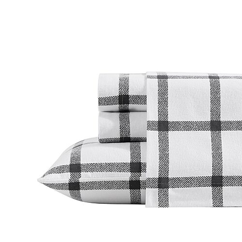 Click here for Eddie Bauer Printed Cotton Flannel 4-Pc. Sheet Set... prices