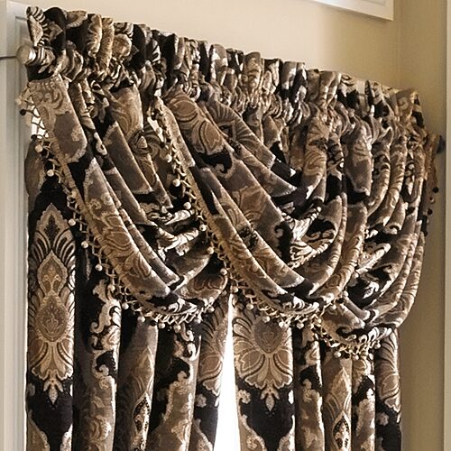Click here for J Queen New York Bradshaw Waterfall Swag Window Va... prices