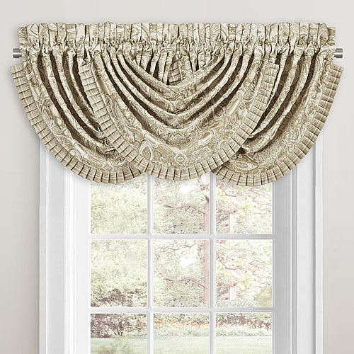Click here for Queen Street Sandy Rod Pocket Waterfall Valance  O... prices