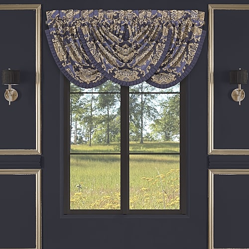 Click here for J Queen New York Woodstock Waterfall Window Valanc... prices