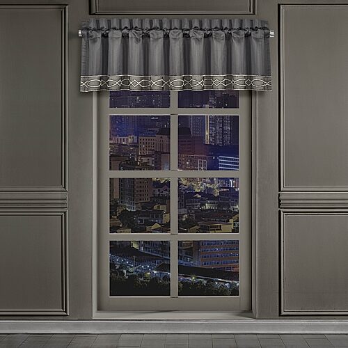 Click here for J Queen New York Deco Straight Window Valance - Ch... prices