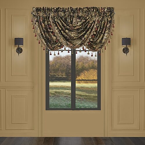Click here for Five Queens Court Stefania Window Waterfall Valanc... prices