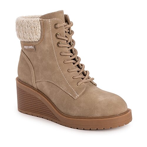 Click here for Muk Luks Womens Sky Solange Boot - Taupe prices