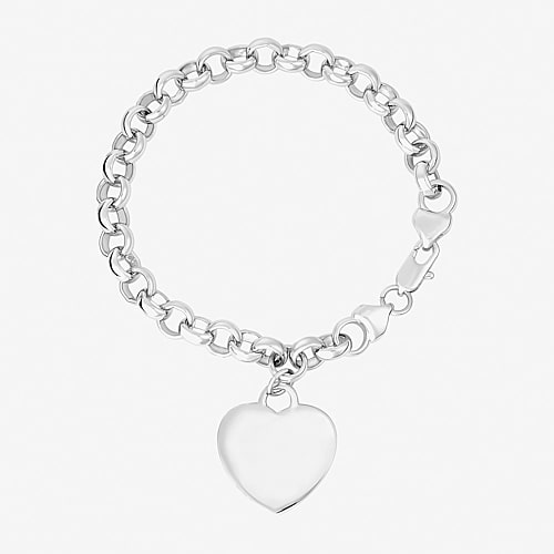 Click here for Silver Reflections Womens Pure Silver Over Brass H... prices
