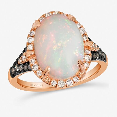 Click here for Le Vian Ring featuring Neopolitan Opal Chocolate D... prices