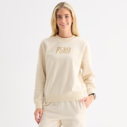 Click here for PUMA Womens Crew Neck Long Sleeve Sweatshirt  X-la... prices