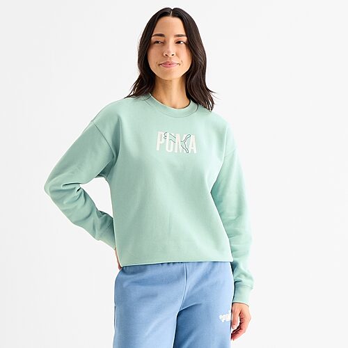 Click here for PUMA Womens Crew Neck Long Sleeve Sweatshirt  Larg... prices