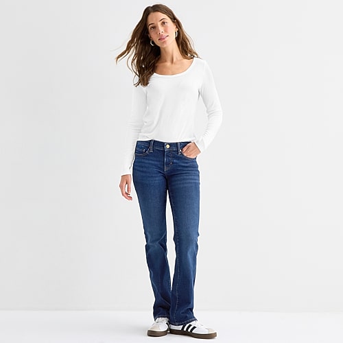 Click here for a.n.a Womens Low Rise Bootcut Jean  16  Blue prices