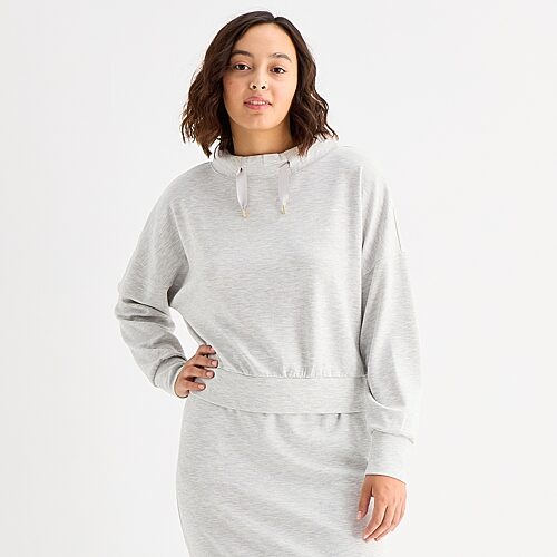 Click here for Stylus Womens Funnel Neck Long Sleeve Sweatshirt... prices