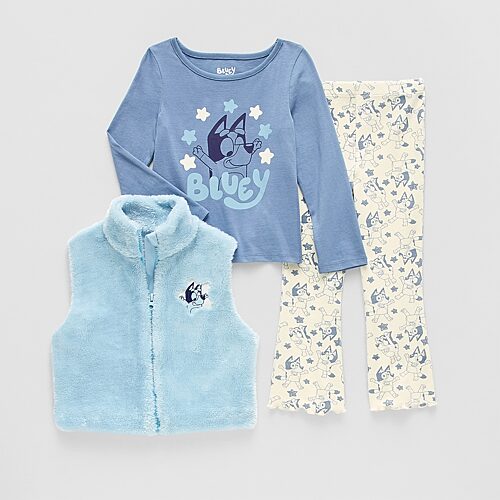 Click here for Toddler Girls Bluey 3-pc. Pant Set  2t  Blue prices