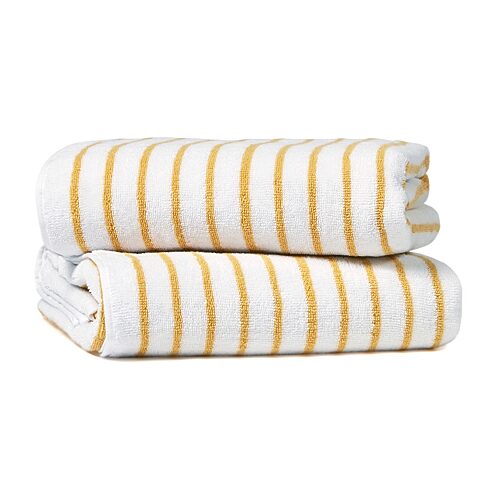Click here for Casual Comfort Cabana Stripe 2 Pack Beach Towel  O... prices